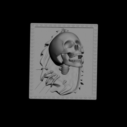 Download free 3D printing designs SkullWall ・ Cults