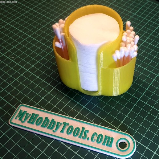 Download free 3D printing files Container for Cotton Buds & Cotton Pads ...