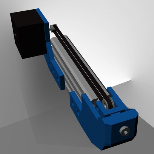Download STL file 2040 mema17 stepper Motor mount with belt tension ...