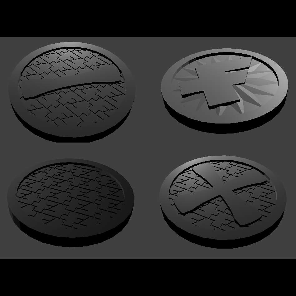 STL file FATE campaign coins・3D printing template to download・Cults