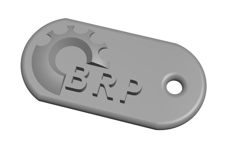 Free STL file ATV BRP KEYHOLDER・Template to download and 3D print・Cults