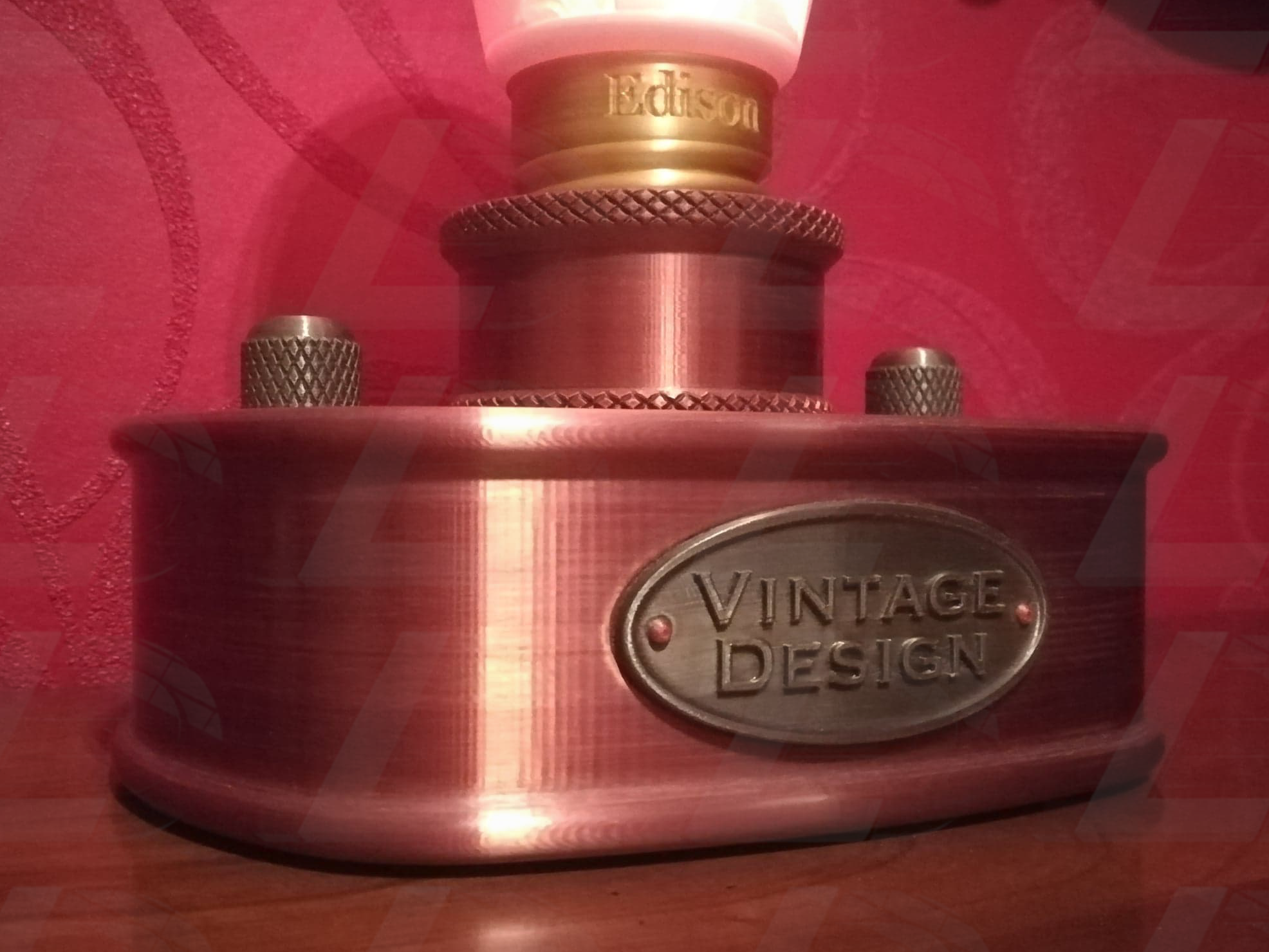 STL file Vintage Design lithophane lamp (Base only) 🔦・3D printing ...