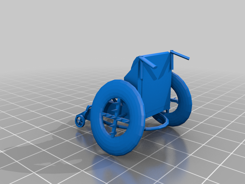 Free STL file Combat Wheelchair V1・3D printer design to download・Cults