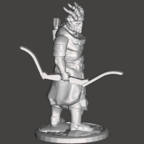 Download free STL file Gloomhaven Monster - Inox Archer • 3D printable ...