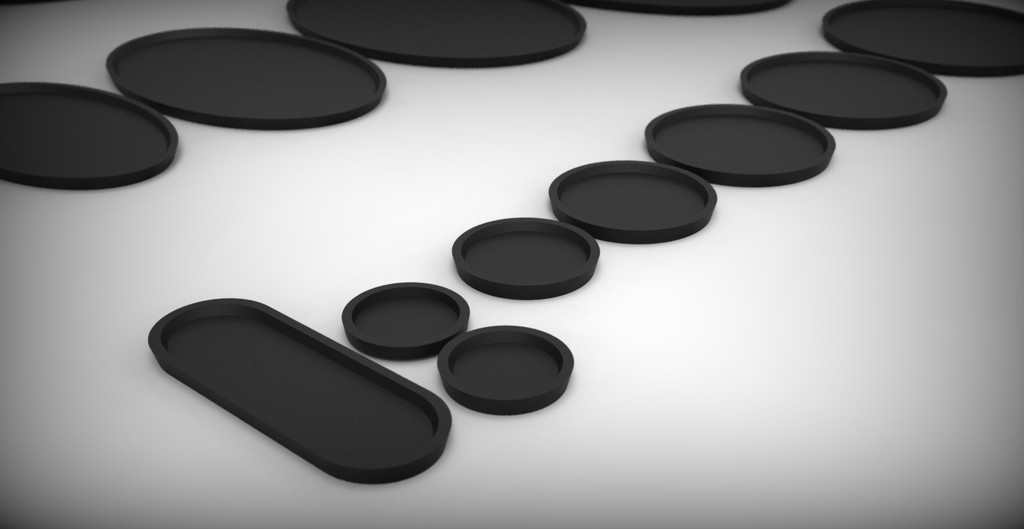 Free STL file Hollow bases 2mm wall・3D printer model to download・Cults