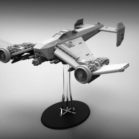 Descargar archivo STL gratis STAND para SCIFI STUKA BOMBER • Plan para ...