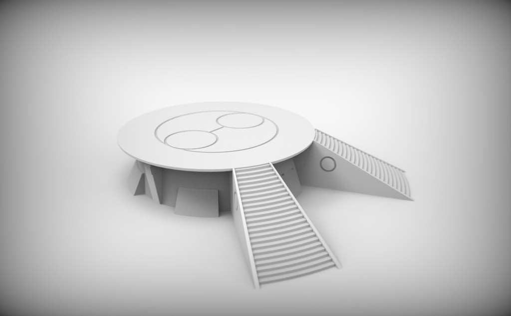 Free STL file alien sector terrain 👽・3D printing design to download・Cults