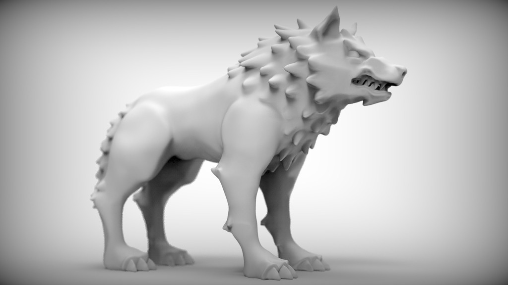 Free STL file WOLF model 🐺・3D printing model to download・Cults