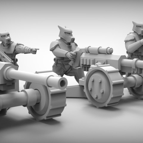 Download free STL files HEAVY WEAPONS - GUARD DOGS 28mm (RESIN) ・ Cults