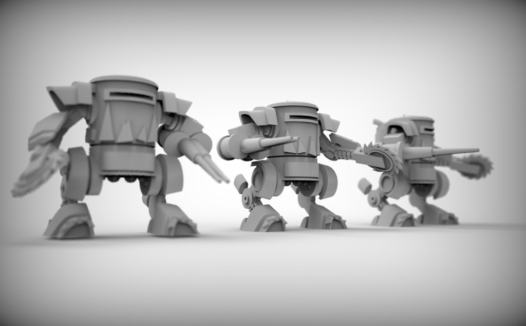 Free STL file Orc mech 📦・3D printer design to download・Cults