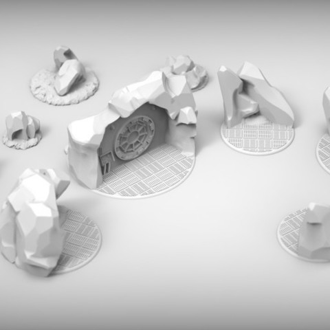 Download free 3D printing templates tabletop terrain - fallout ・ Cults