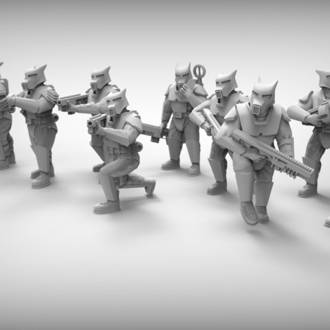 Download STL files custom guard army for wargaming ・ Cults