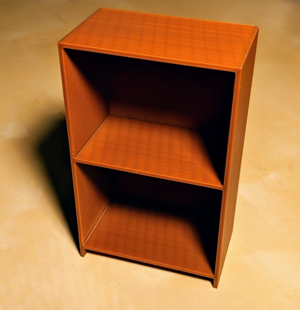 Free STL file Tiny Bookcase 📚・3D printable design to download・Cults