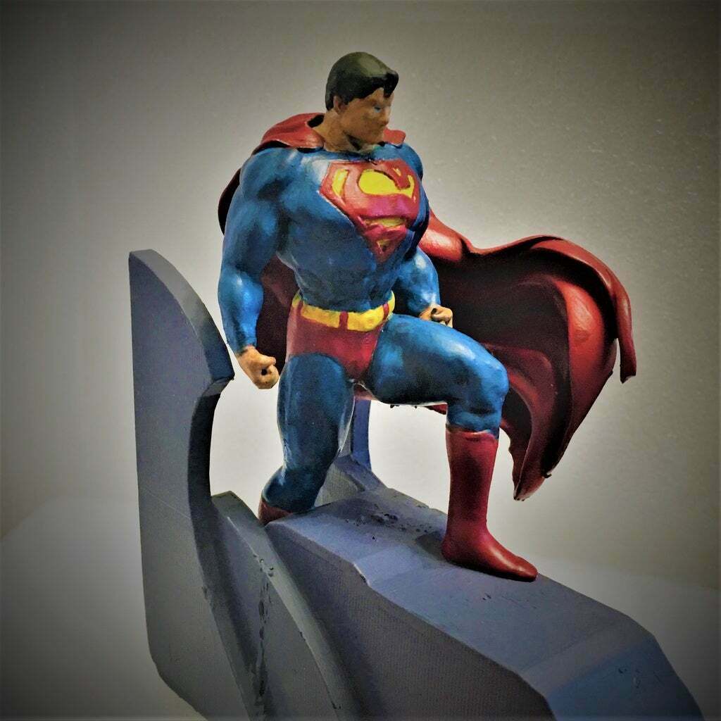 Free STL file Superman (Repaired)・3D printer design to download・Cults