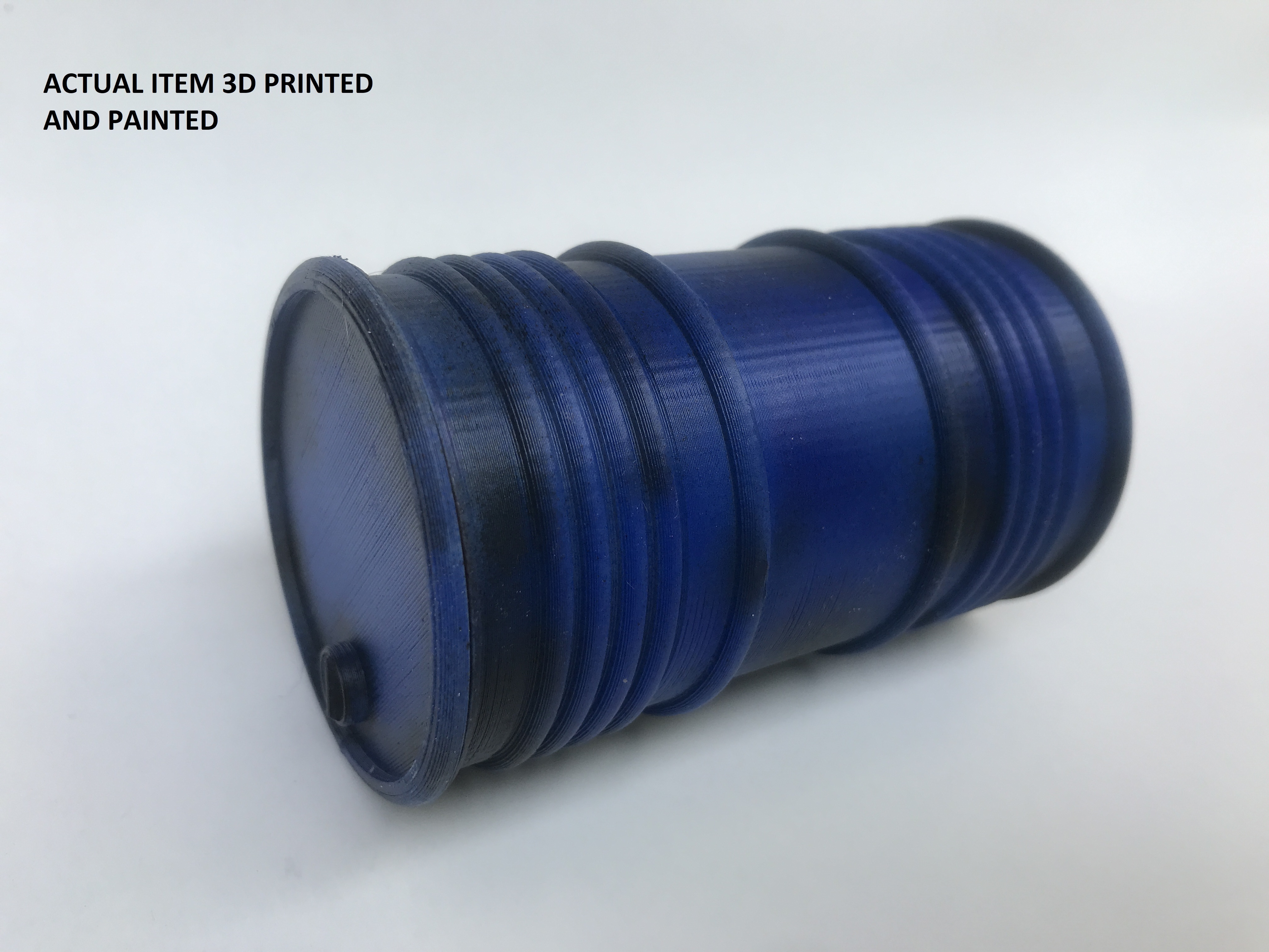 STL file 1/10 RC Model Car Scale Gas Oil Drum Tank Crawler・3D printable ...