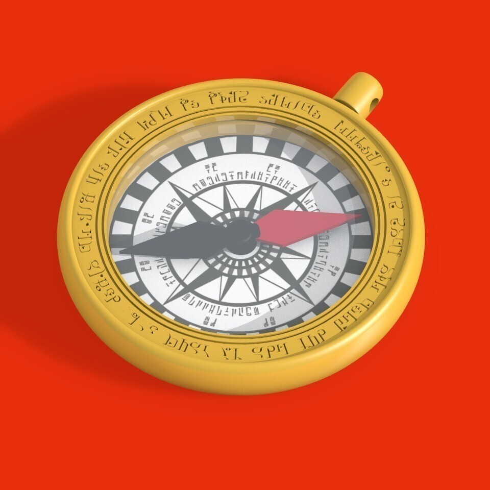 Fichier STL gratuit Boussole de Linkle・Design pour imprimante 3D à ...