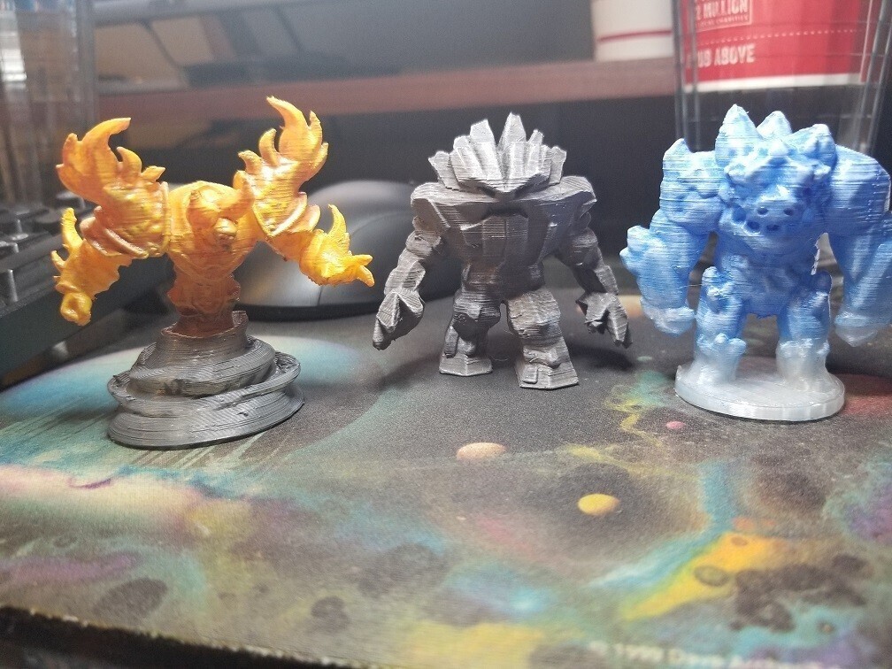 Free STL file Fire Elemental・Design to download and 3D print・Cults