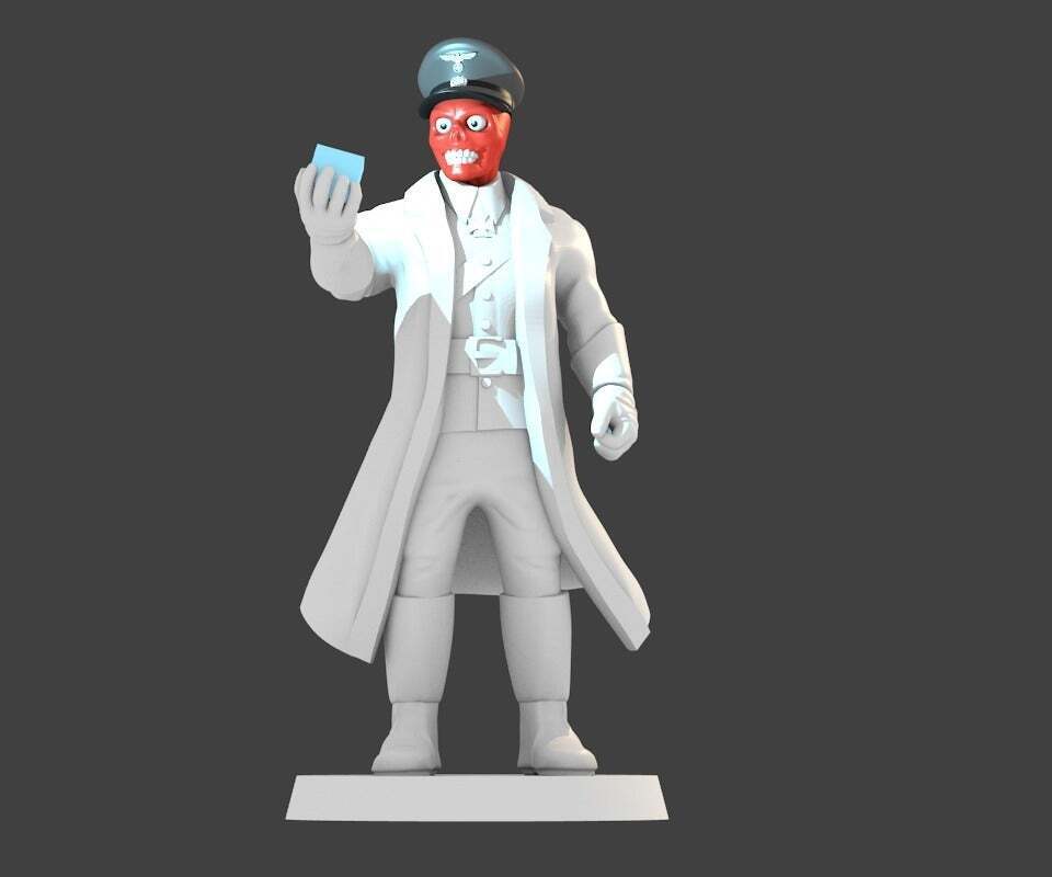 Free STL file Red Skull・3D printing design to download・Cults