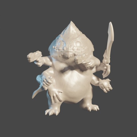 Download free STL file Combat Skittermander (Starfinder) • 3D printable ...