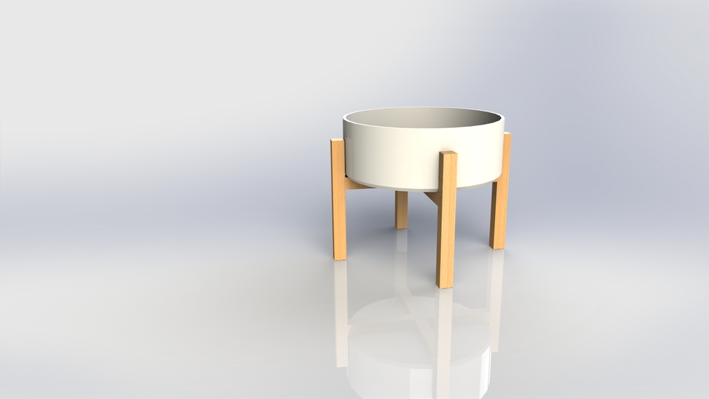 Free 3D file Mid Century Small Planter・Model to download and 3D print・Cults