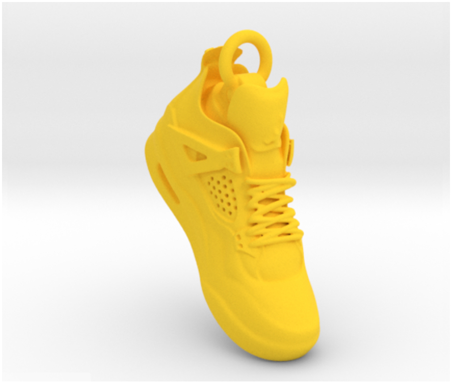 STL file Nike Air Jordan 4 Pendant, Charm, or decoration.・3D printable ...