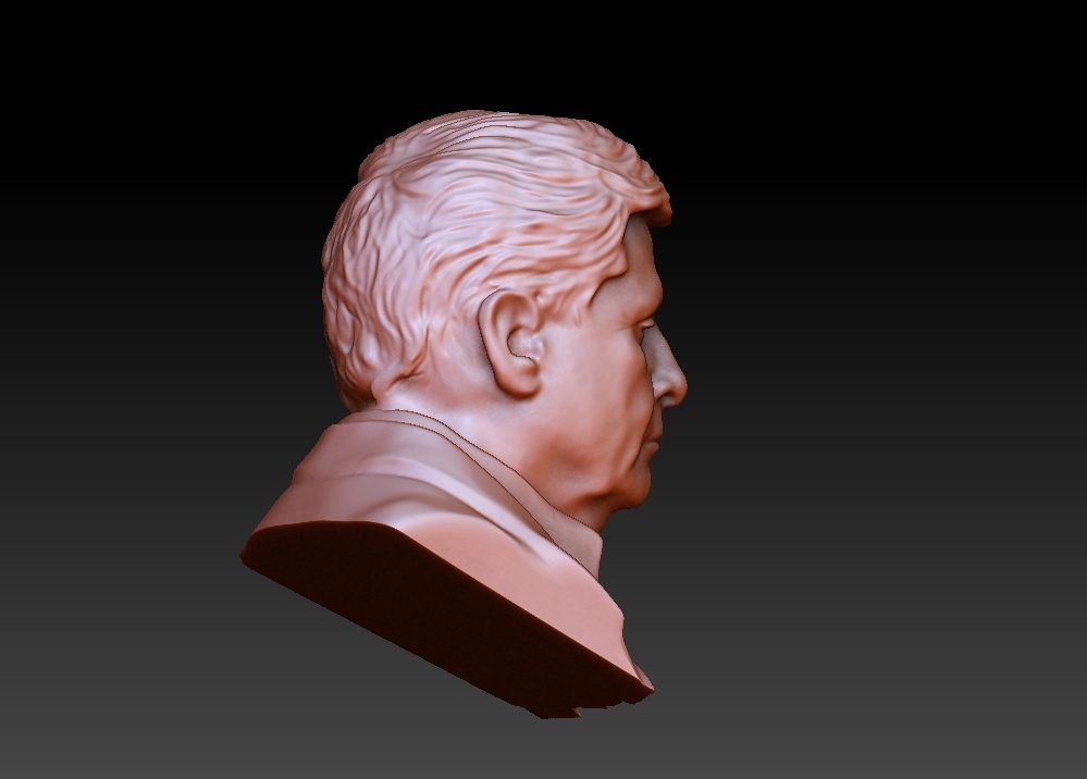 STL file Man Head Bust・Model to download and 3D print・Cults