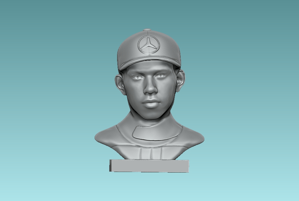 STL file Lewis Hamilton 🚗・3D print design to download・Cults