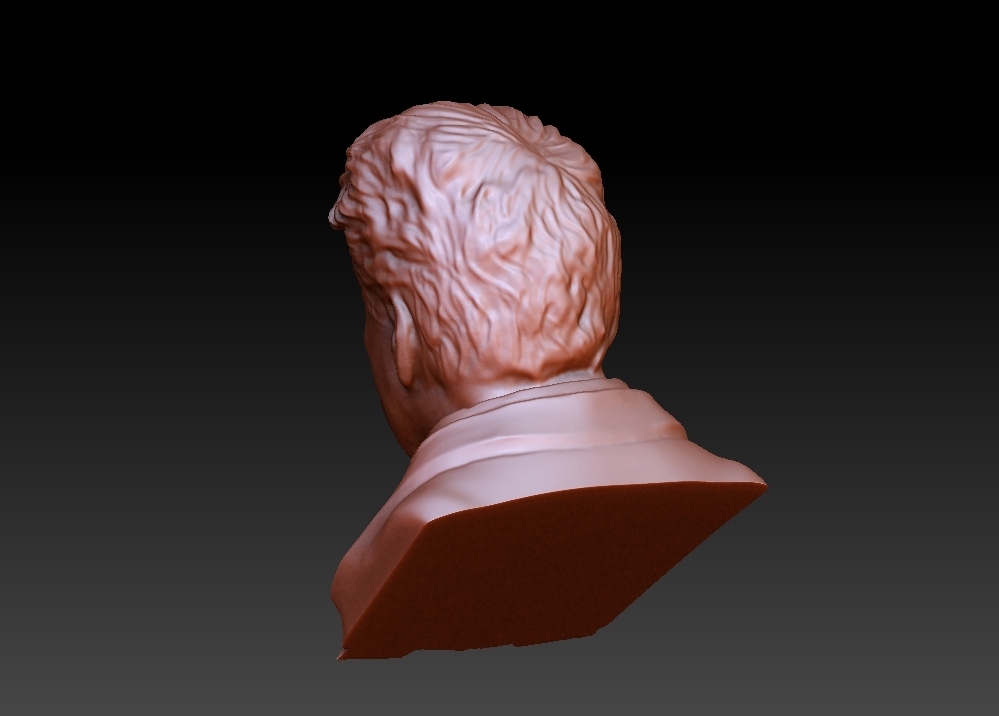 STL file Man Head Bust・Model to download and 3D print・Cults