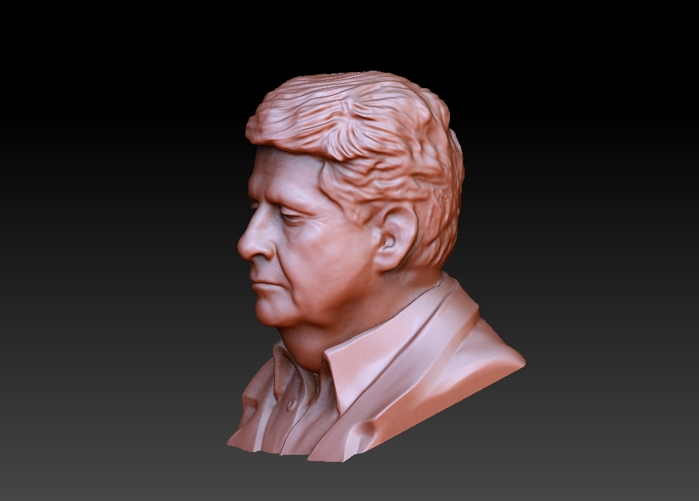 STL file Man Head Bust・Model to download and 3D print・Cults