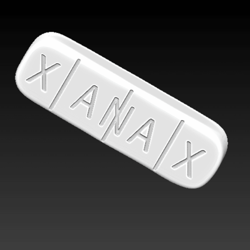 Download STL file xanax pill • Design to 3D print ・ Cults
