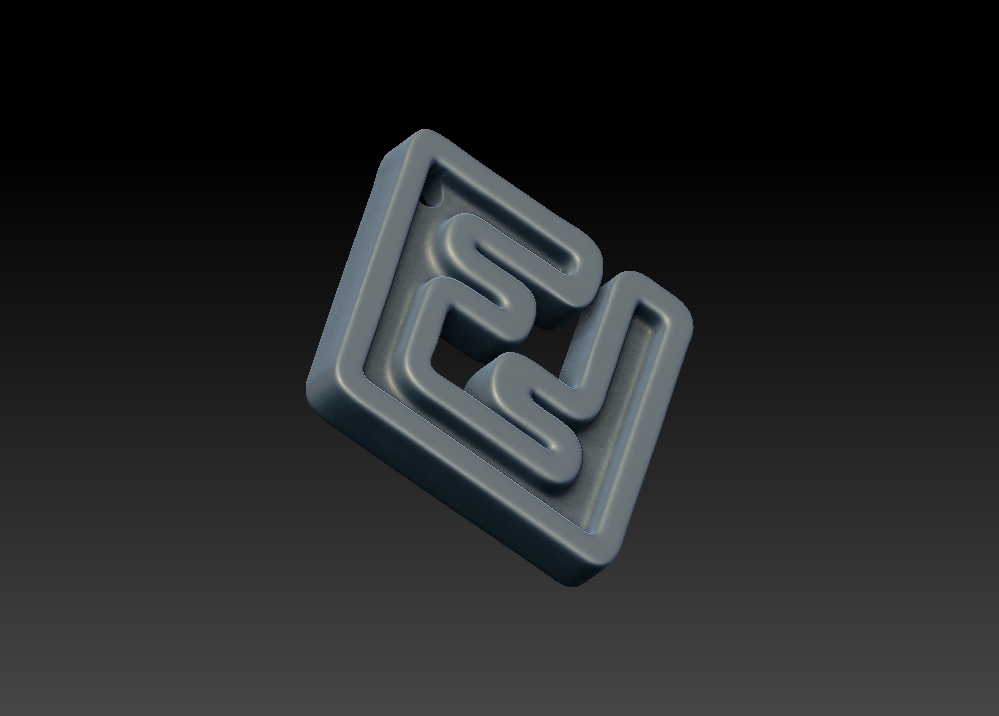 STL file Fendi FF-logo keyring・3D printing idea to download・Cults
