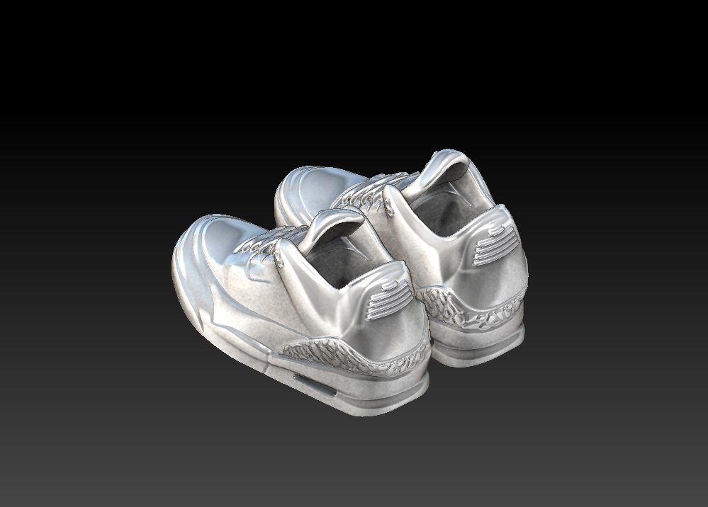 STL file NIKE AIR JORDAN 3 Finger Sneakers・3D printer model to download ...