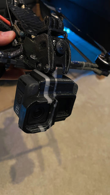 Descargar archivo 3D gratis RangeX GoPro9 Epic mount protegido con GPS + ranura tbs nd・Modelo ...