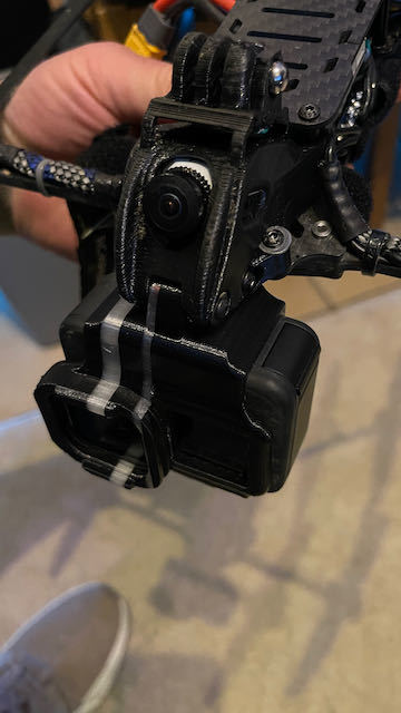 Descargar archivo 3D gratis RangeX GoPro9 Epic mount protegido con GPS + ranura tbs nd・Modelo ...