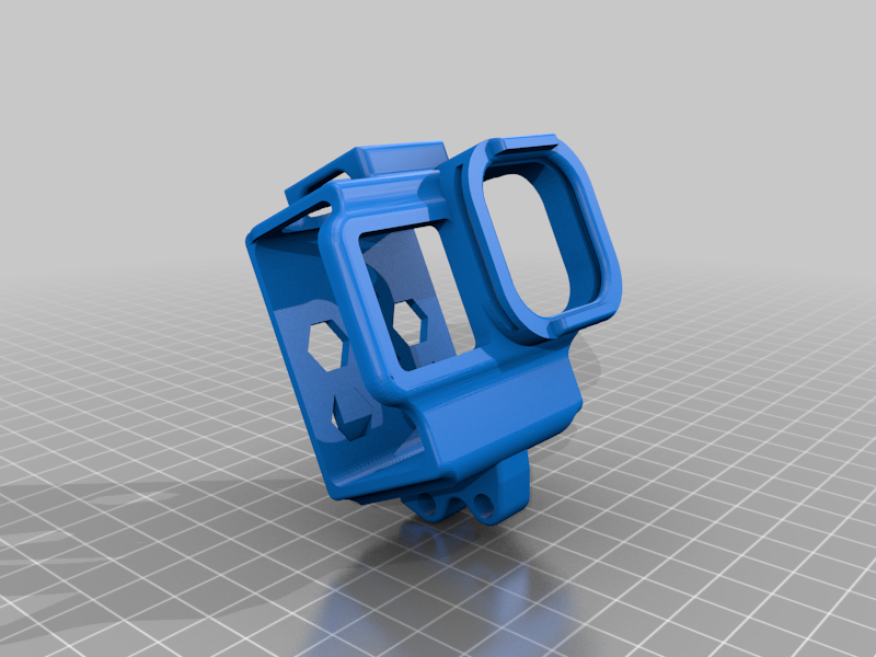 Descargar archivo 3D gratis RangeX GoPro9 Epic mount protegido con GPS + ranura tbs nd・Modelo ...