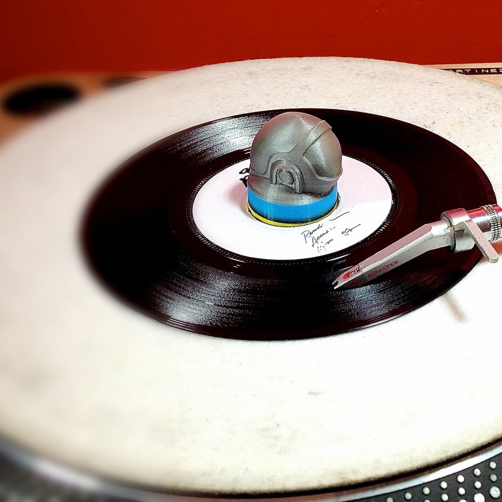 Free STL file 7 inch vinyl adapter-Manuel Guy-daft punk 🎵・3D print ...