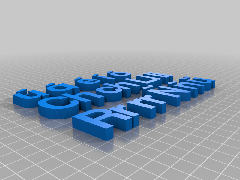 Free 3D file Spanish Magnetic Letters 🧲・3D printer design to download・Cults