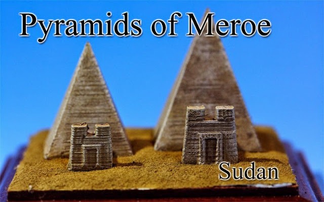 Free STL file Pyramids of Meroe ‐Sudan‐・3D printer design to download・Cults