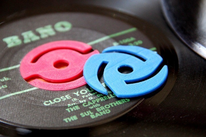 Free STL file Heavy Rotation 45 rpm adapter・3D print design to download ...