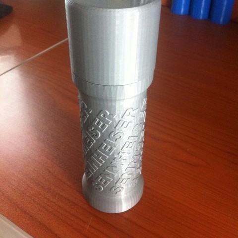 Download free STL file Sennheiser E815S Microphone Canister Case • 3D ...