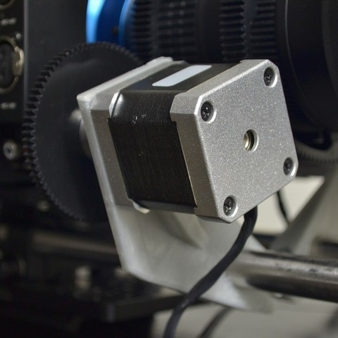 Download free 3D print files 15mm Rail Mount For NEMA 17 Follow Focus ...
