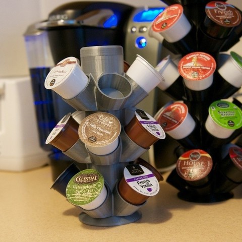 Download free STL file Modular Kuerig Cup Holder • 3D printing object ...