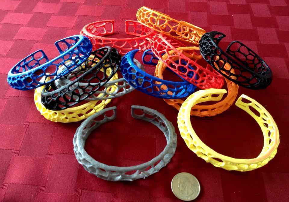 Free STL file Coral Cuffs Redux・3D printing template to download・Cults