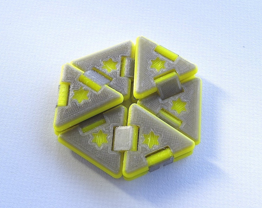 Free STL file Hexaflexagon 🧩・3D print design to download・Cults