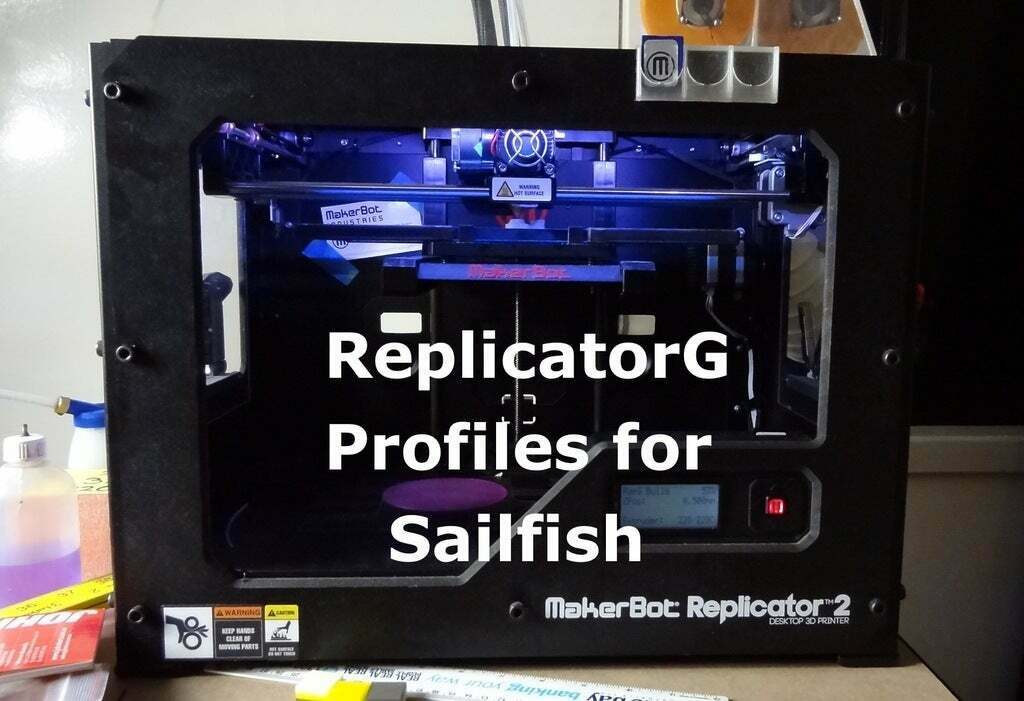 Free 3D file ReplicatorG profiles for Sailfish・Template to download and 3D print・Cults