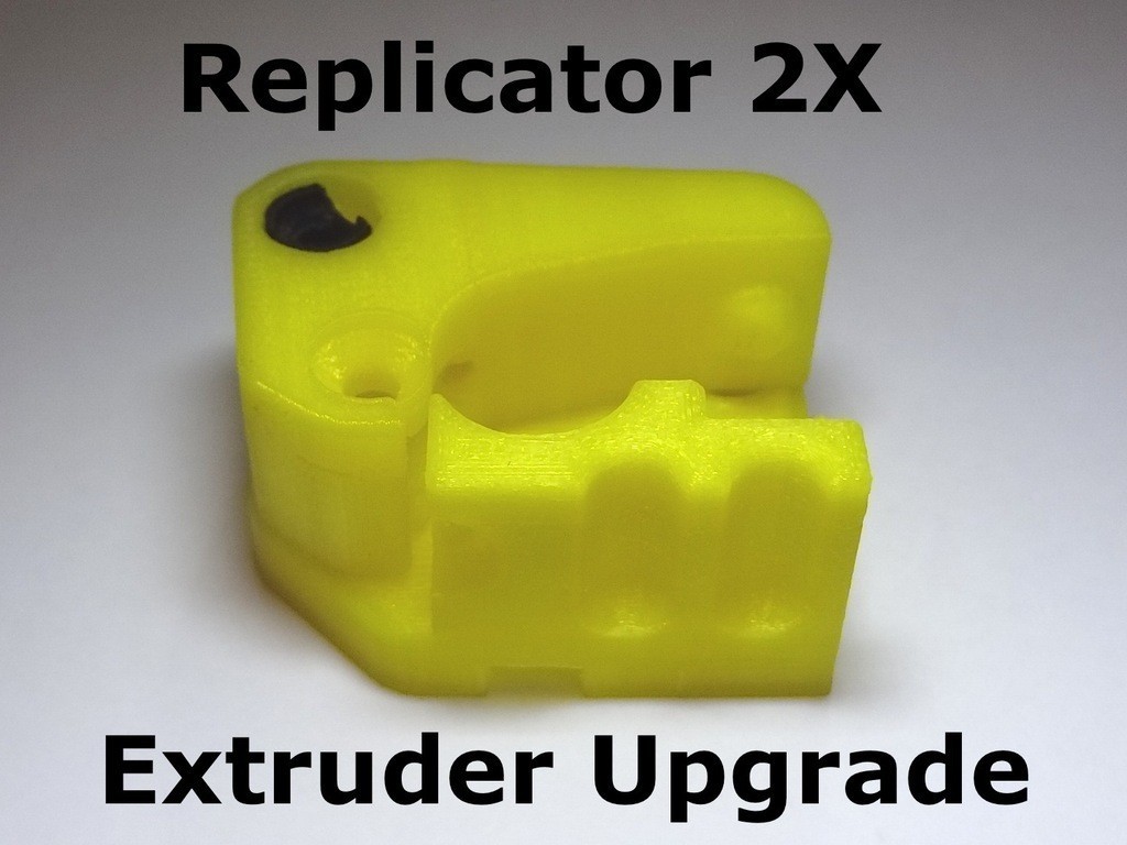 Fichier STL gratuit Mise à niveau de l'extrudeuse Replicator 2X・Objet ...