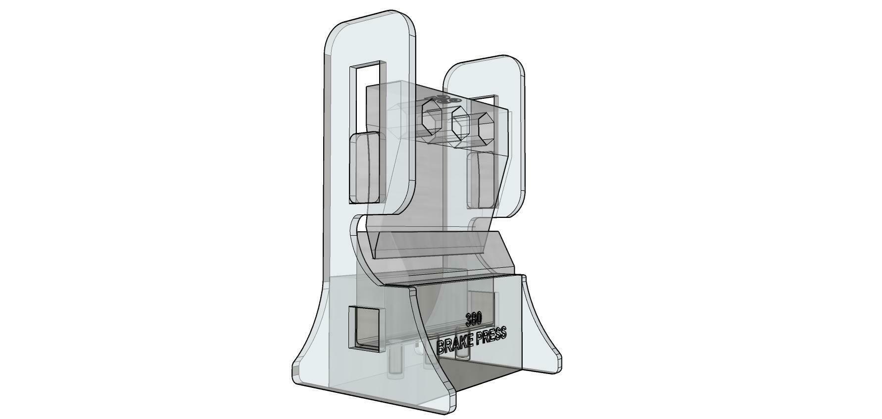 Free STL file Press Brake 👽・3D print design to download・Cults
