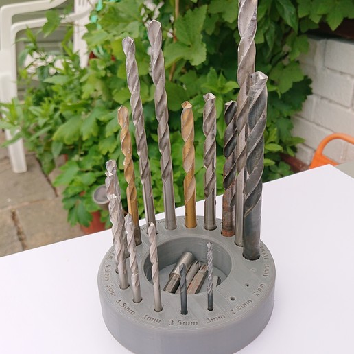 Download free STL file Drill Bit Holder • 3D print model ・ Cults