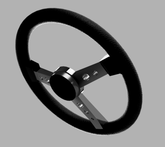 STL file SCALE STEERING WHEEL "RANT"・Model to download and 3D print・Cults