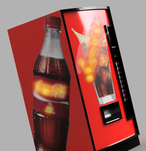 STL file COKE MACHINE VENDOR DIORAMA SCALE GARAGE SHAKY RC SGS・3D ...